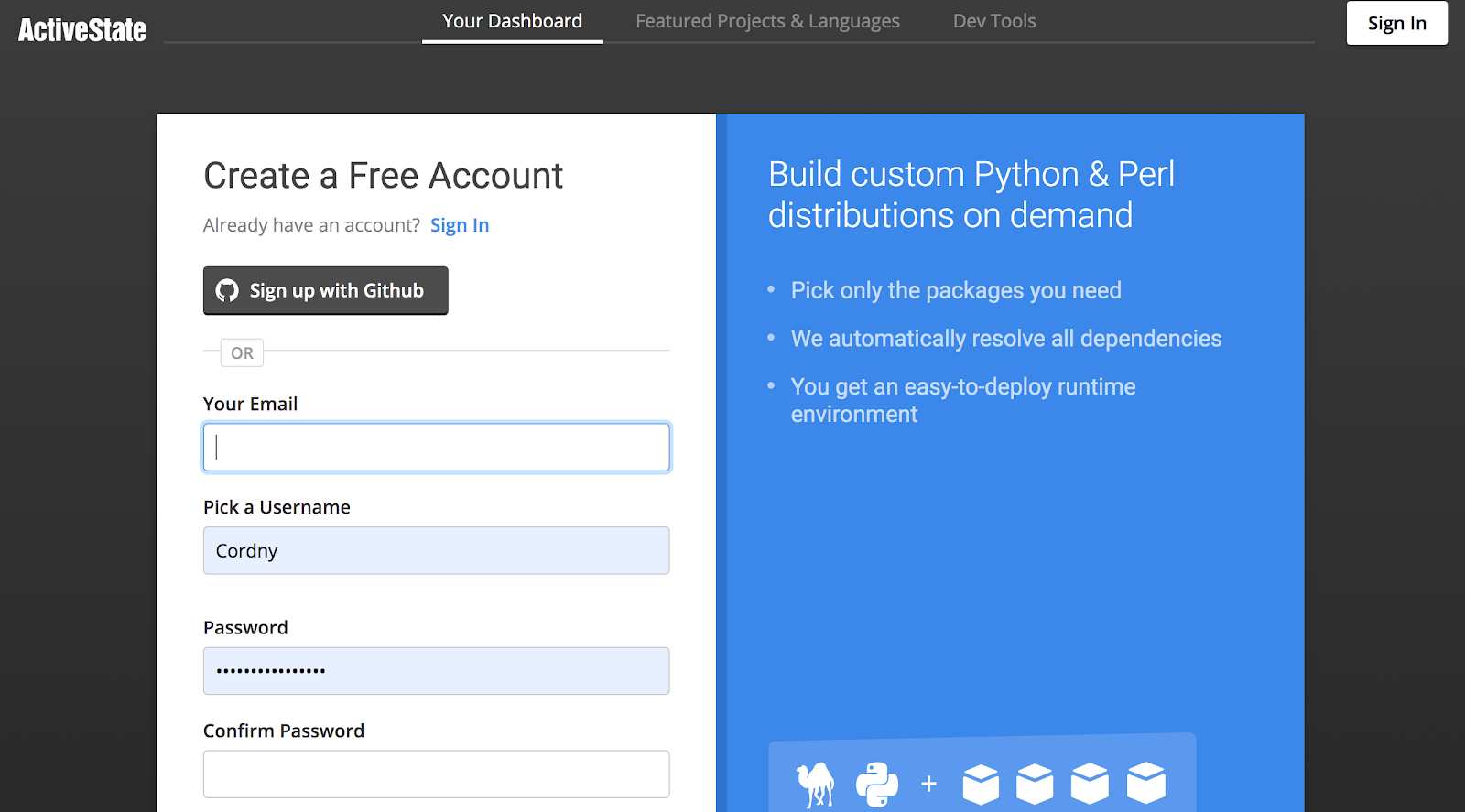 How to build a custom ActivePython environment - ActiveState