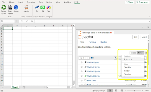 How To Run A Jupyter Notebook In An Excel Spreadsheet